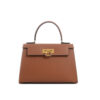 Elena leather handbag – Tan - Carbotti Elena leather handbag – Tan - Carbotti