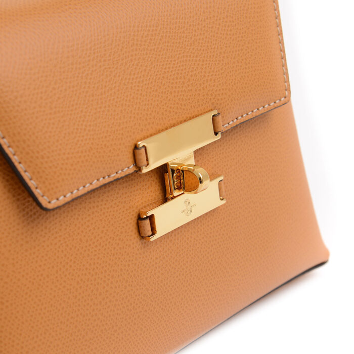 Diana leather handbag - Honey - Carbotti Diana leather handbag - Honey - Carbotti